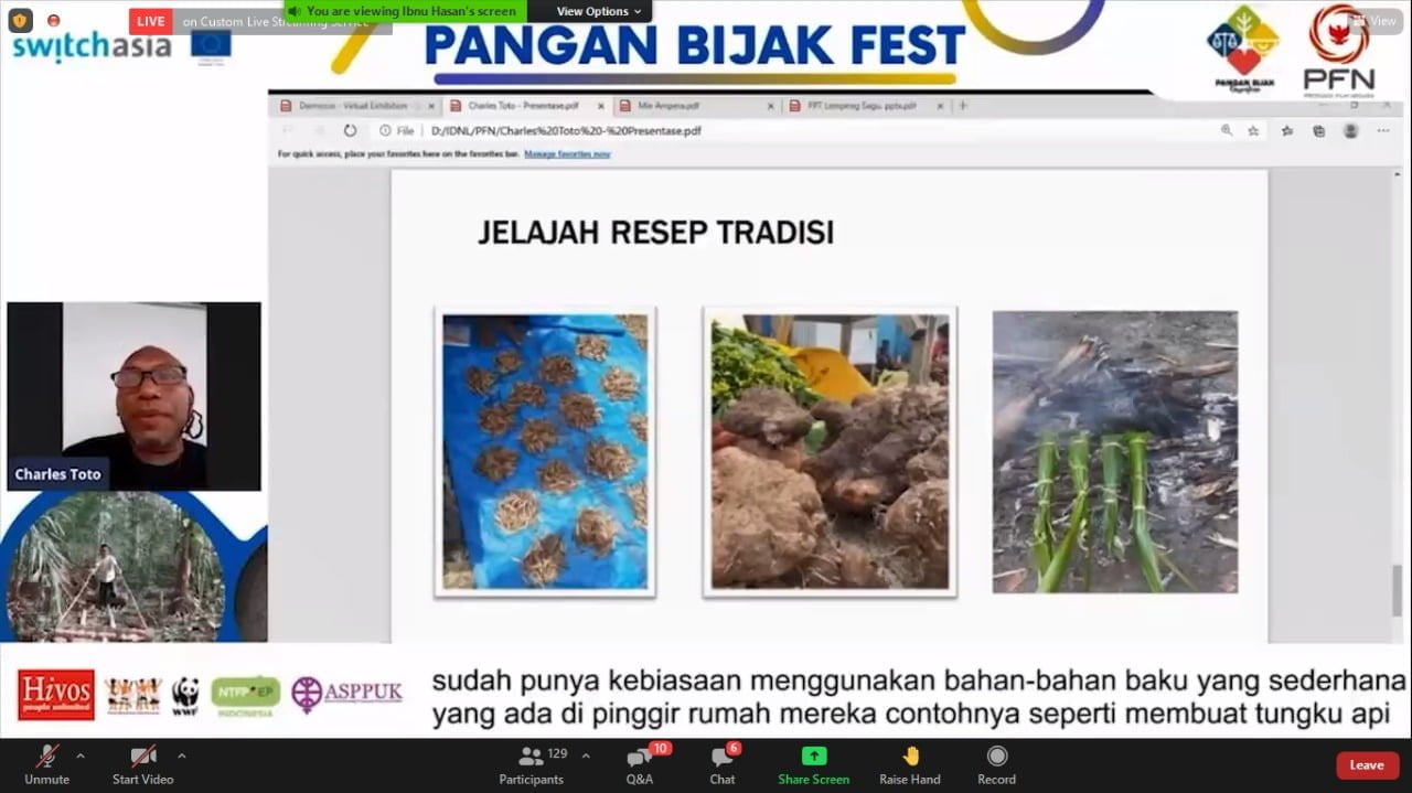 Menjelajahi Pangan Lokal di Festival Pangan Bijak Nusantara - ASPPUK